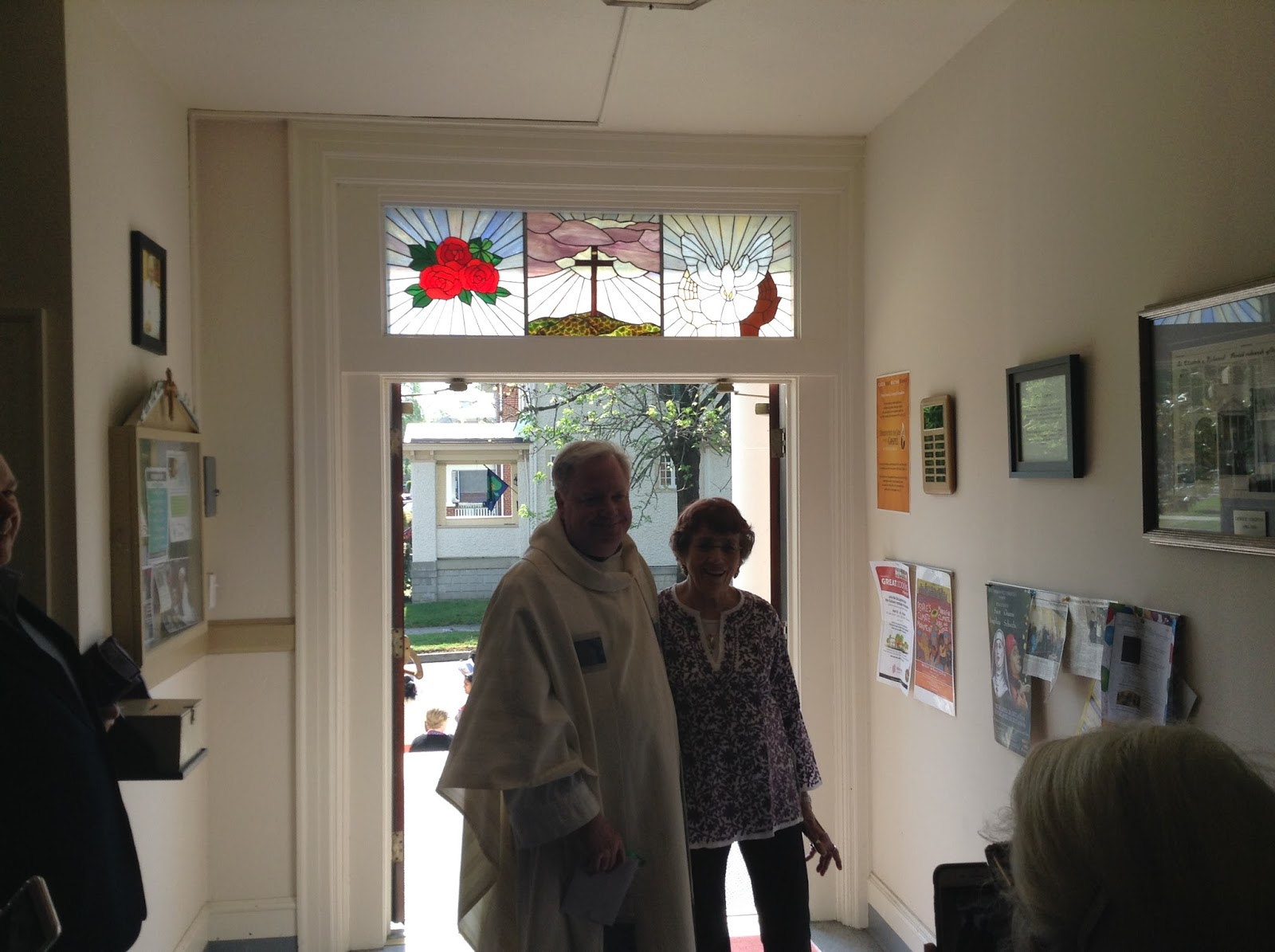 St. Elizabeth Catholic Church Blog: Stained Glass Window created by ...