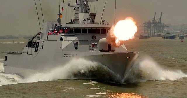 Garuda Militer: [Video] Peluncuran Rudal Exocet Blok 3 KRI SIM 367