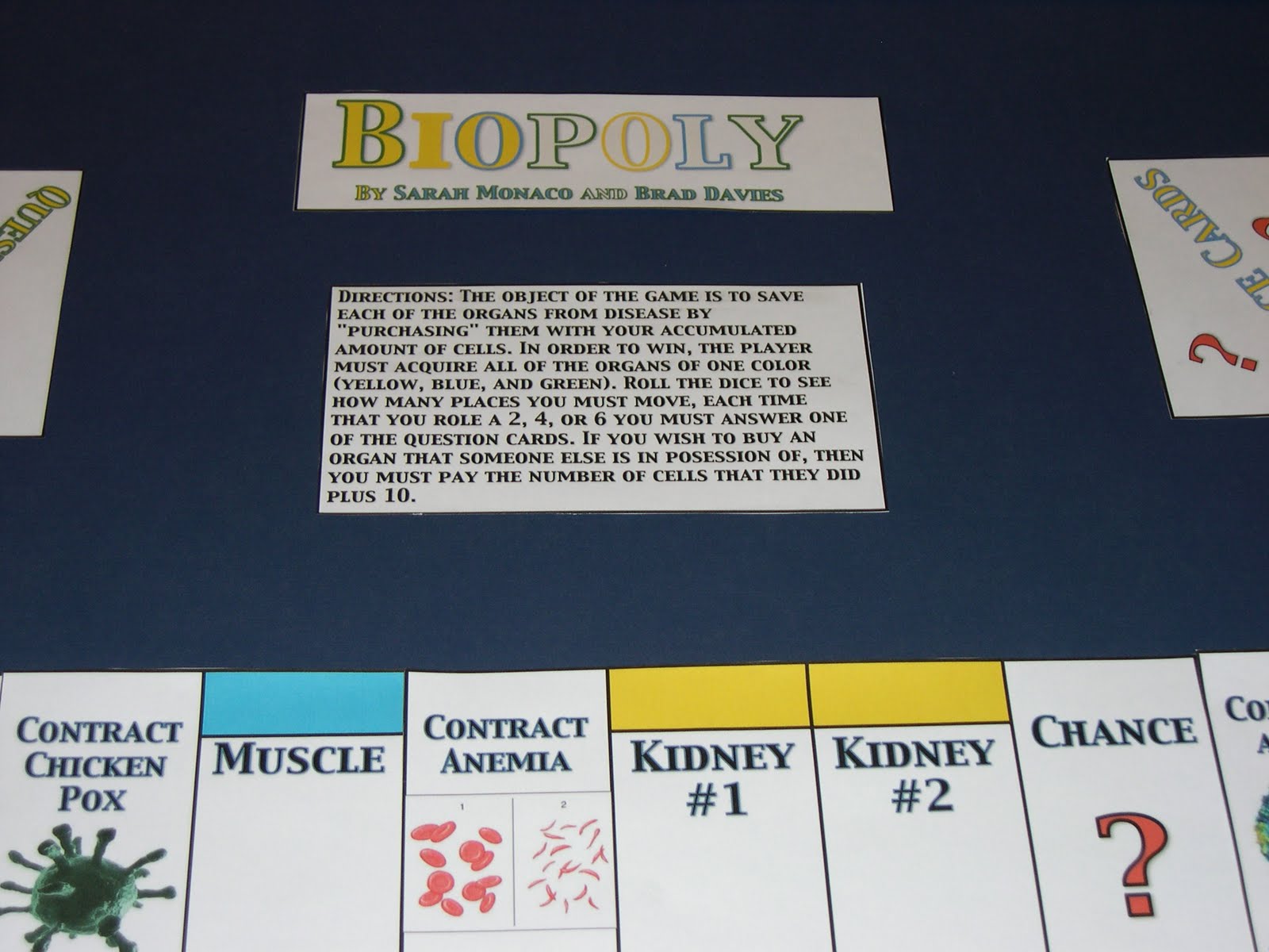 Bronxville Science Department: After the AP Exam: Senior Board Game Project