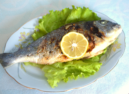 Peshk i pjekur ne zgare |Kuzhina Korcare