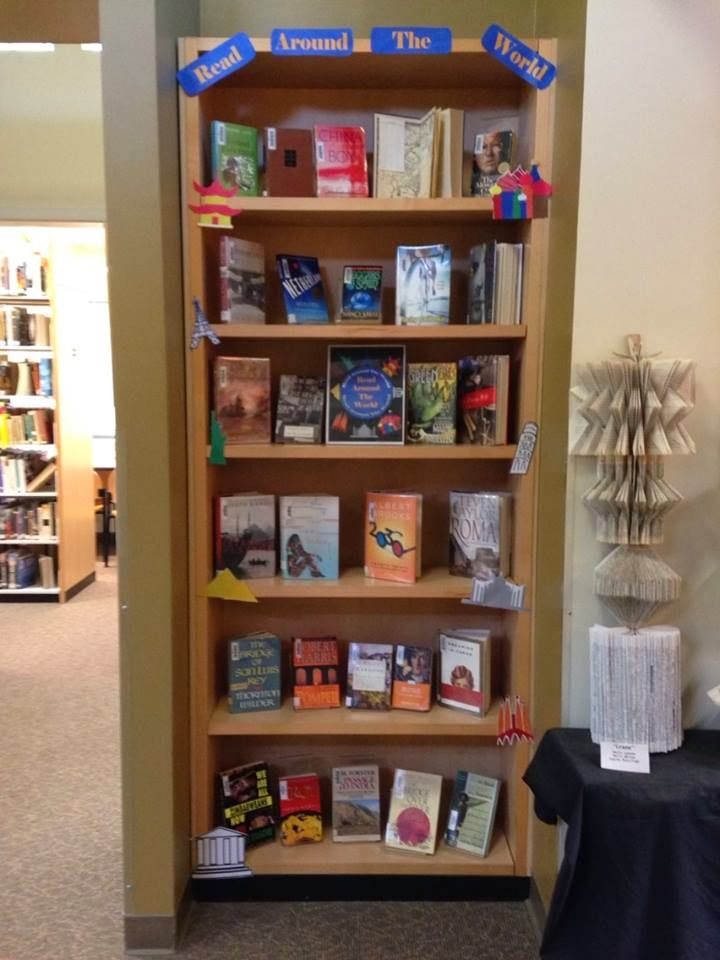 Librarian on Display: February: Read Around the World Display