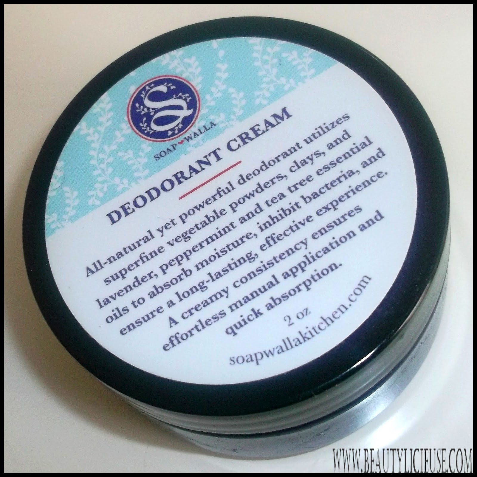 Déodorant Soapwalla : le déodorant crème 100% naturel, bio et...super ...