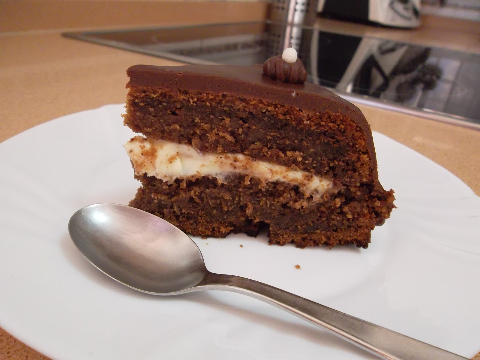 CREMA Y CHOCOLATE: TARTA DE CHOCOLATE CON RELLENO DE CREMA DE CHOCOLATE ...