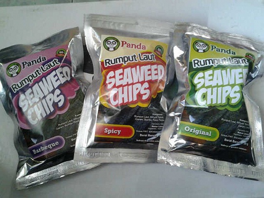 Rumput Laut Indonesia: Panda Seaweed Snack alias Keripik Rumput Laut ...