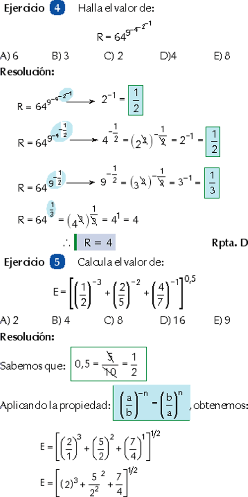 POTENCIAS CON EXPONENTE NEGATIVO EJEMPLOS Y EJERCICIOS RESUELTOS DE ...