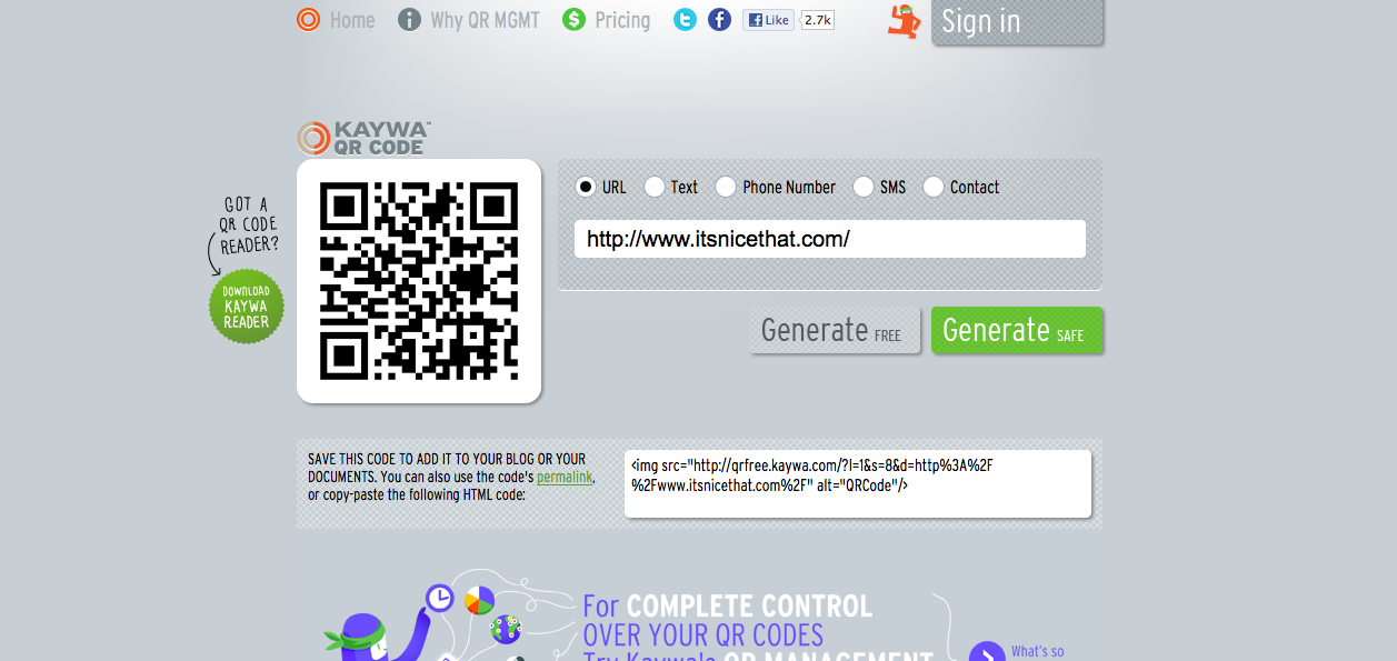 Final Major Project: Brief 4:: QR Code generator Final Major Project: Brief 4:: QR Code generator