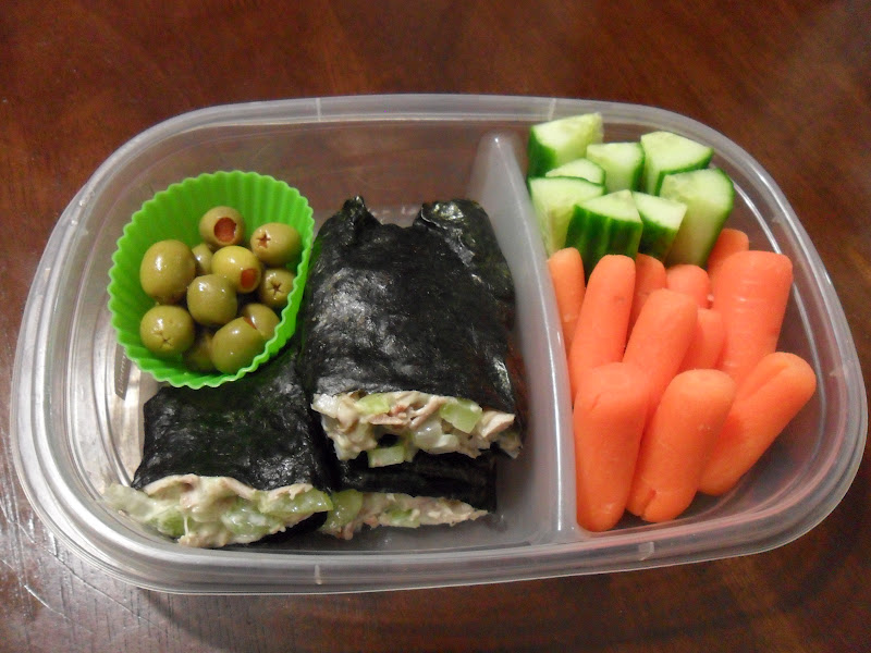 Fawn in BC: Chicken Salad Wrap Bento