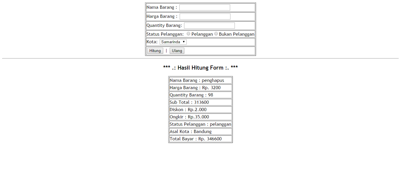Membuat Form Penjualan dengan Sublime
