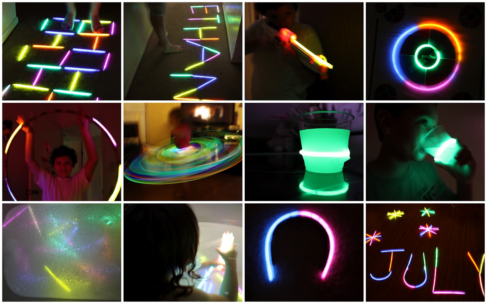 Birdie's World: Fun with Glow Sticks