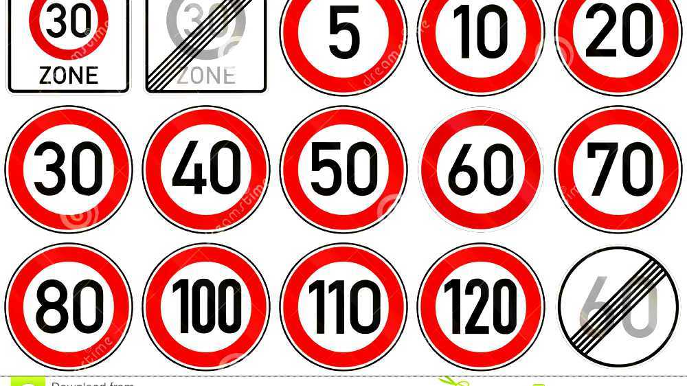 Speed limits in Germany