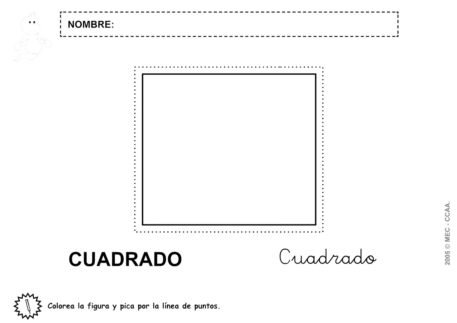 Figuras geometricas el cuadrado para colorear - Imagui