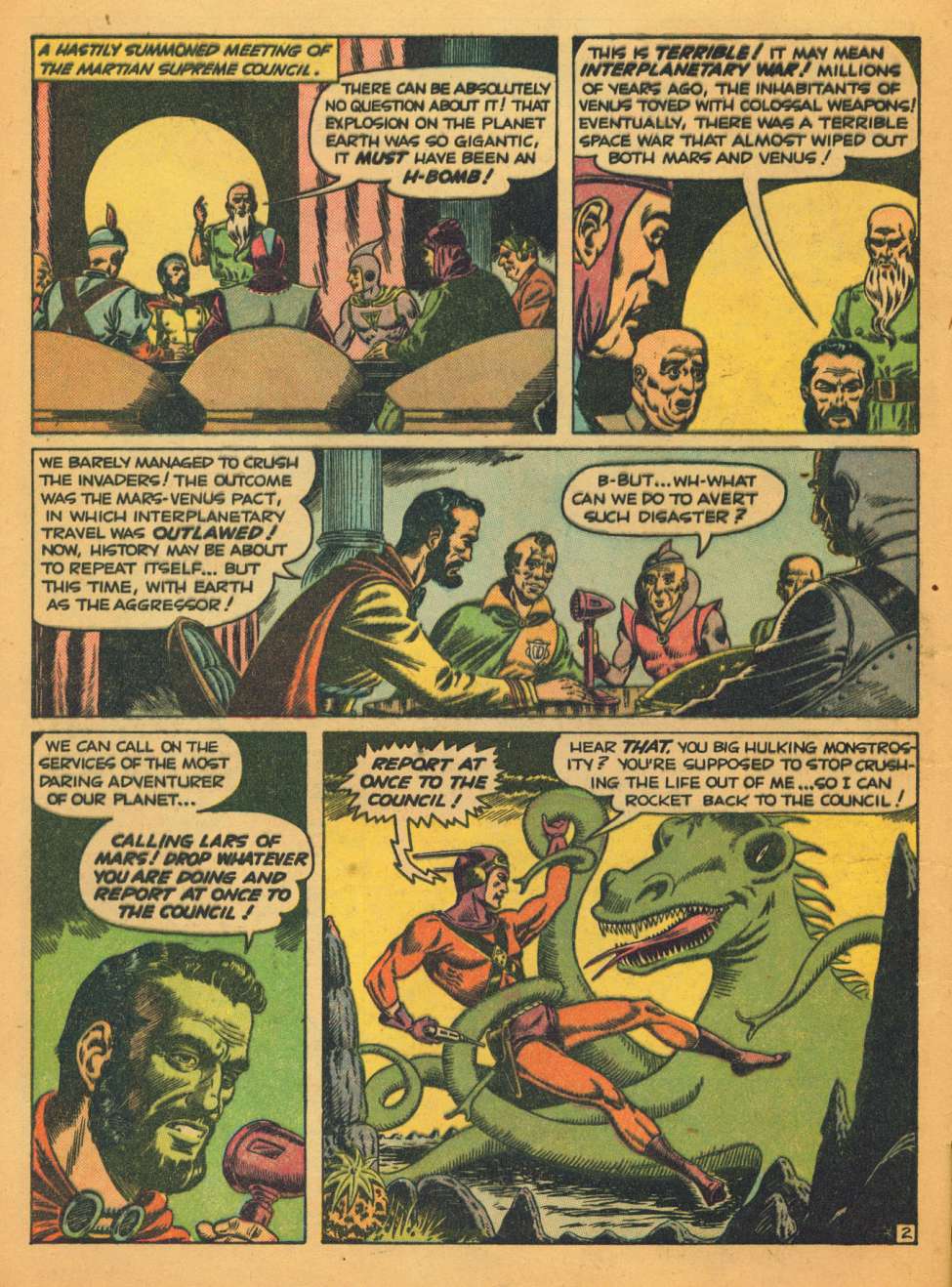 WBG+: 1951 Fantastic Crusader From Mars! Lars of Mars #10