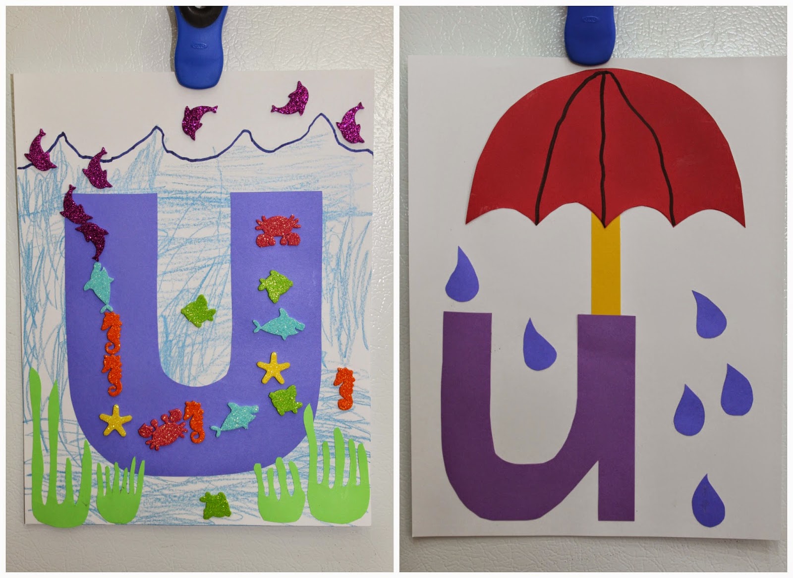 Keeping up with the Kiddos: Letter of the Week - Uu