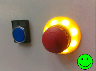 Visual Maintenance: LED Emergency Stops