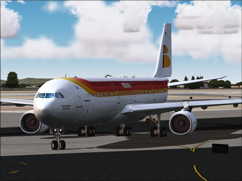 VoandoFS: CLS A340-600 iberia HD push back tambem modificado fs9
