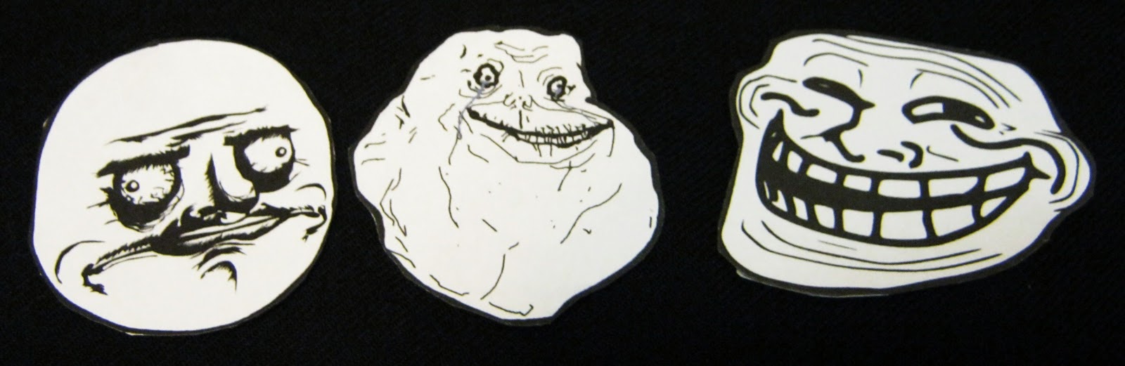 Trina is artsy fartsy: Trollface Stickers galore