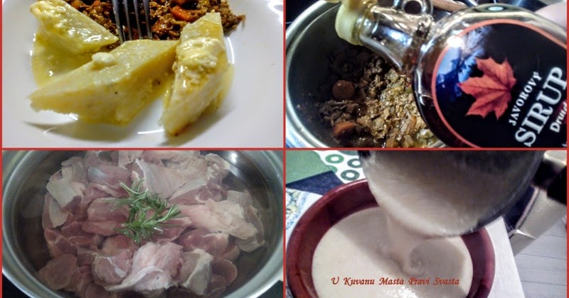 U kuvanju masta pravi svasta: JUNECI RIBIC U JAVOROVOM SIRUPU & BEEF IN ...