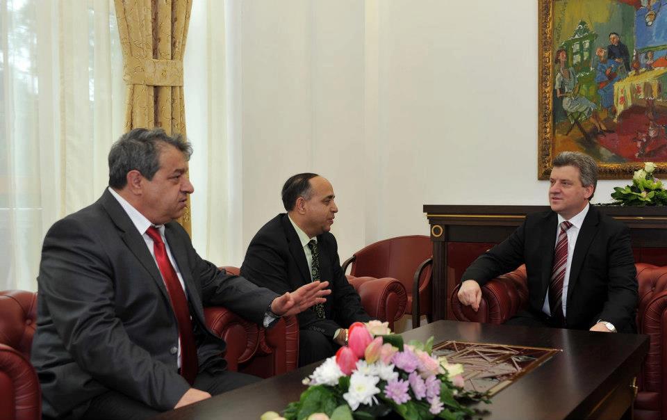 Партија за интеграција на Ромите ПИР Средба со Претседателот на Р М по повод 8 ми април