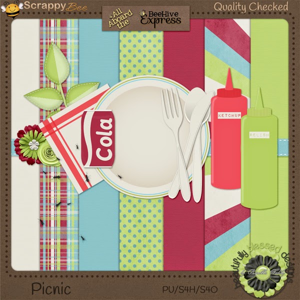 Beautifully Blessed Designs: Scrappy Bee iNSD Picnic Blog Hop