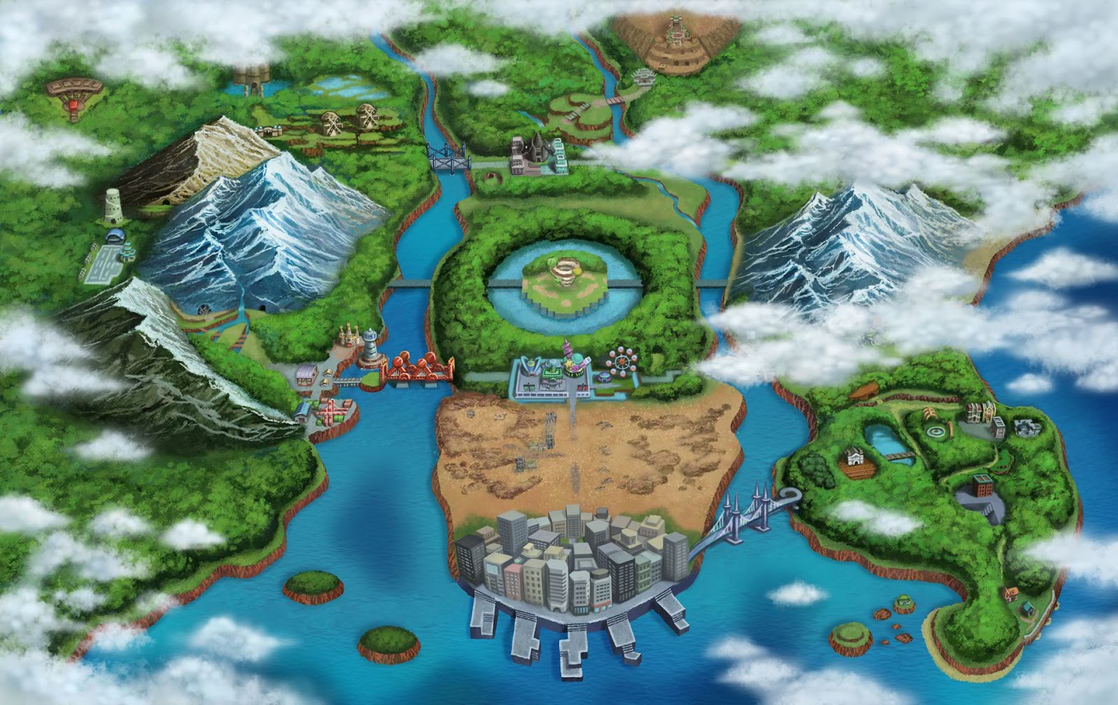 Darkrai's Hideout: Pokemon World Maps