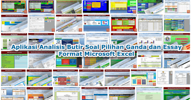 Aplikasi Analisis Butir Soal Pilihan Ganda dan Essay Format Microsoft ... Aplikasi Analisis Butir Soal Pilihan Ganda dan Essay Format Microsoft ...