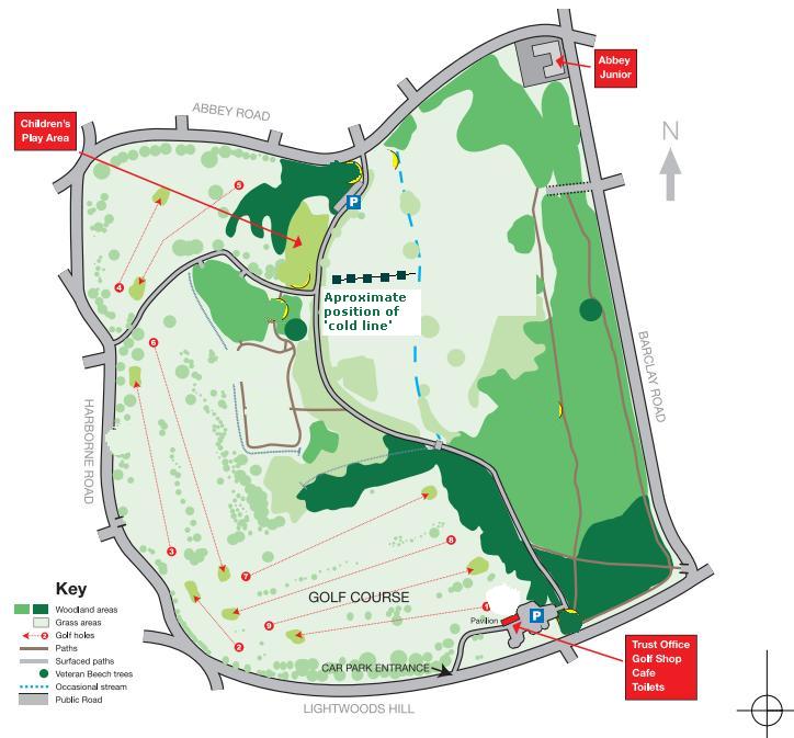 Warley Woods- off the Hagley road to Birmingham.