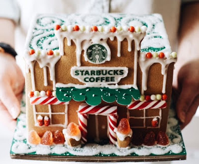 You Can Now Make Your Very Own Gingerbread Starbucks Cafe for Christmas
