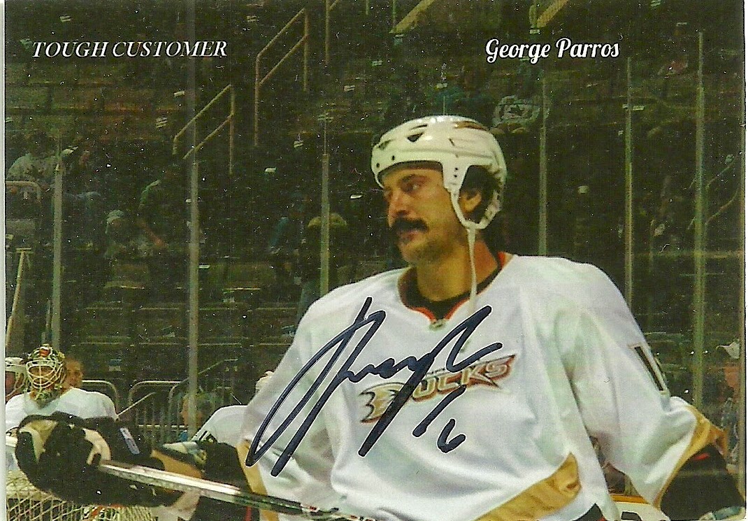Hell's Valuable Collectibles: George Parros: 7 Autographed Cards