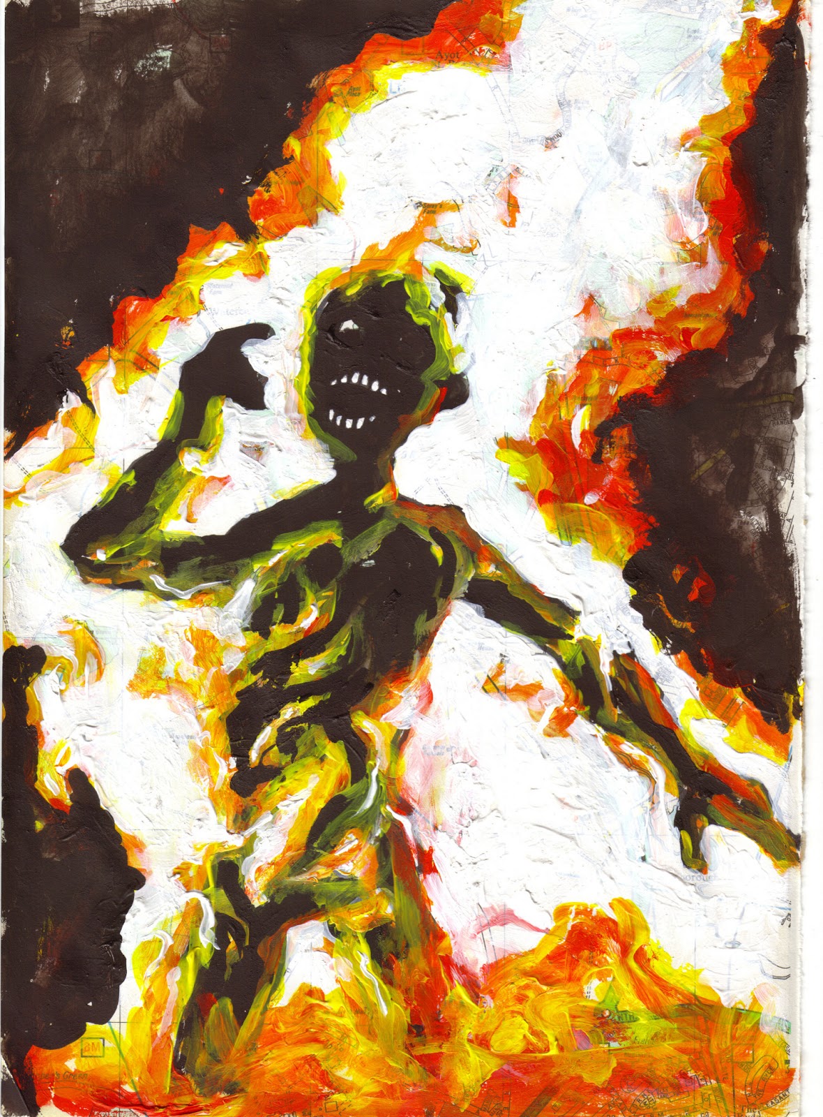 WAYNE CHISNALL'S ARTWORK: Blaze of Gory