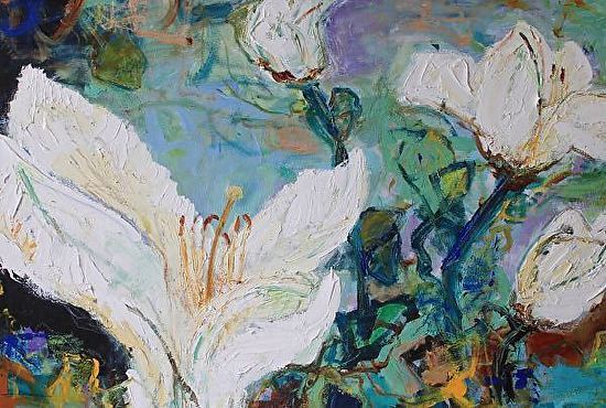 Daily Painters Of Colorado: Contemporary Abstract Expressionist Floral ...
