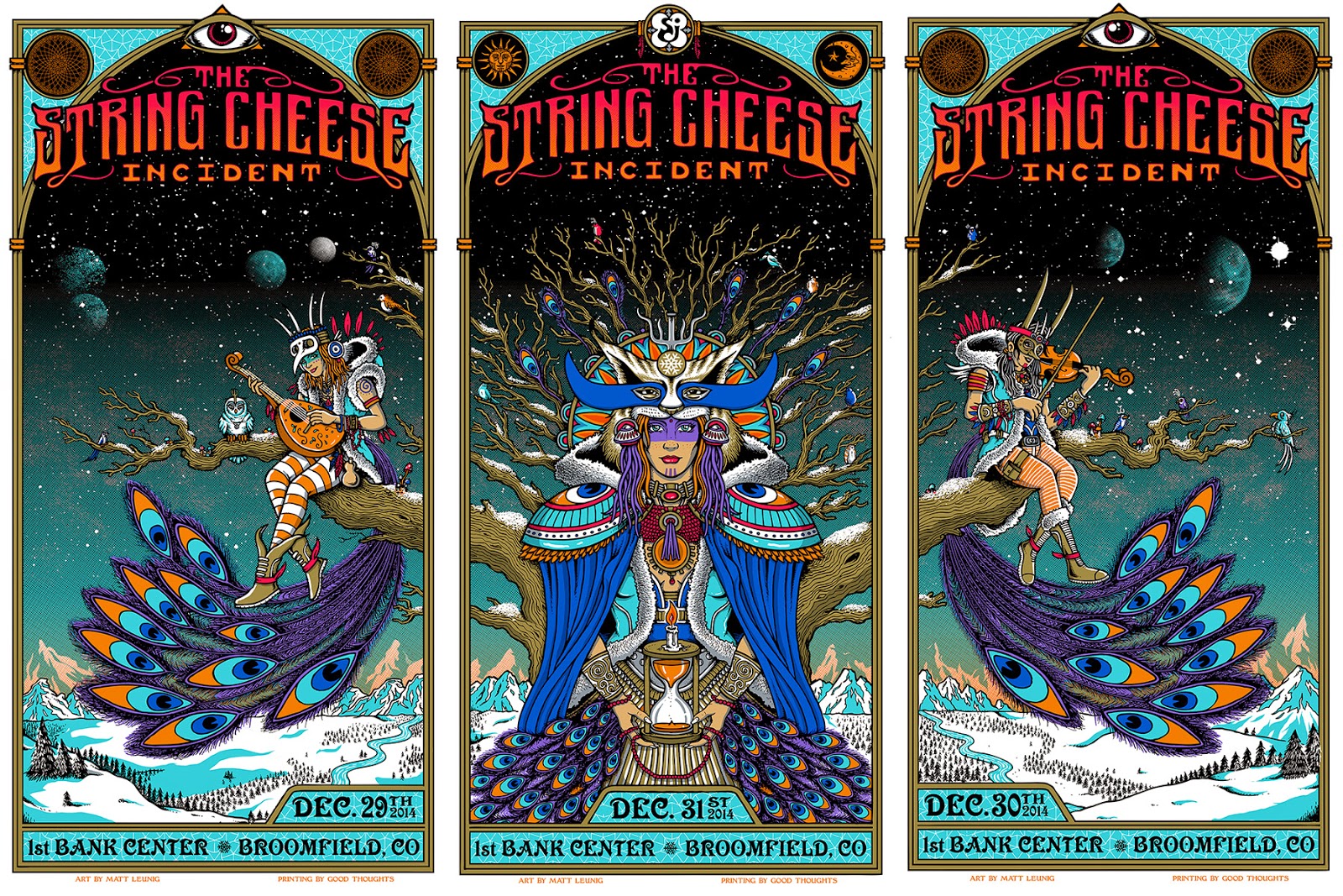 INSIDE THE ROCK POSTER FRAME BLOG: Matt Leunig String Cheese Incident ...