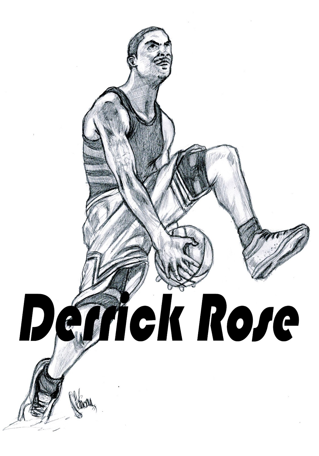 Semonu ART: Derrick Rose design Process