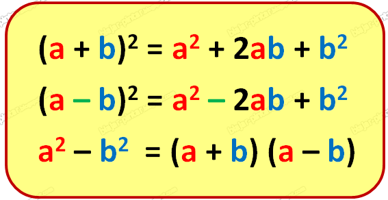 Rumus Aljabar - Daftar Kumpulan Rumus-Rumus