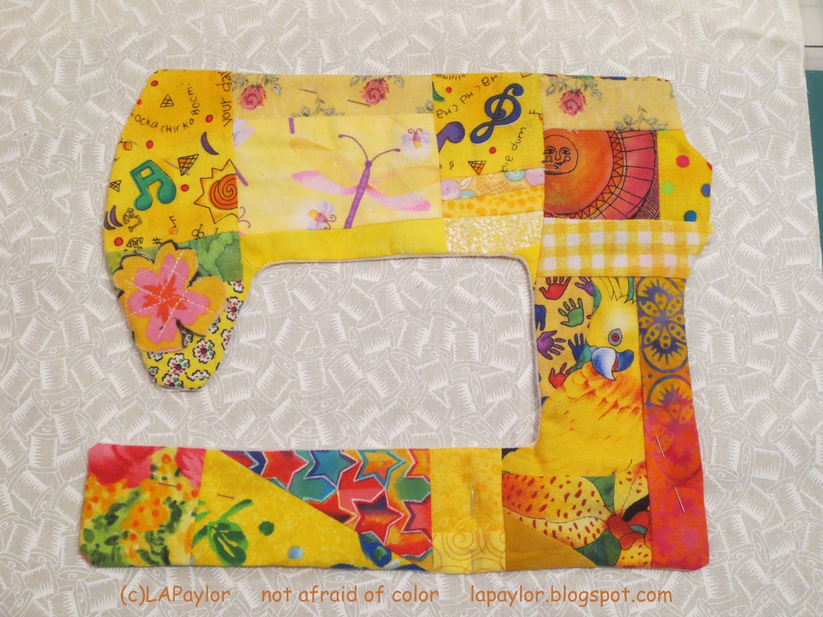 Not Afraid of Color: We all live with a Yellow Sewing Machine!