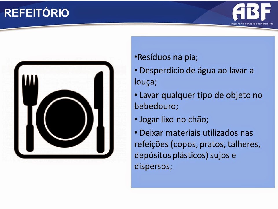 Regras Para Refeitório De Empresa - RETOEDU