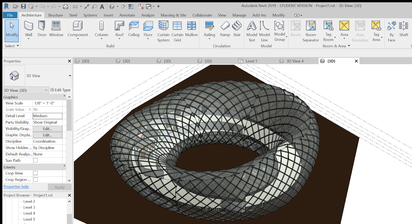 Paramatric Design using Revit-Project 1: Case study