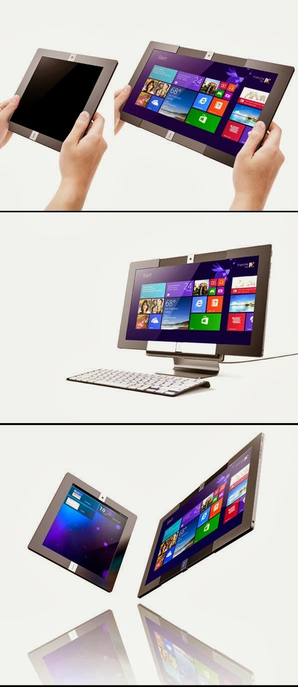 TABLET YANG BOLEH BERUBAH MENJADI KOMPUTER DESKTOP (8 GAMBAR) - Pen Canggih