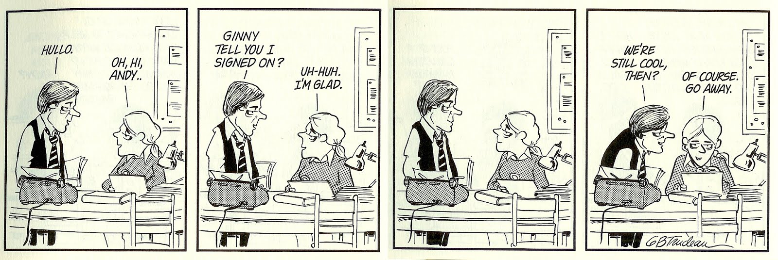 StreetLaughter: 462: Doonesbury: Andy Lippincott 1976