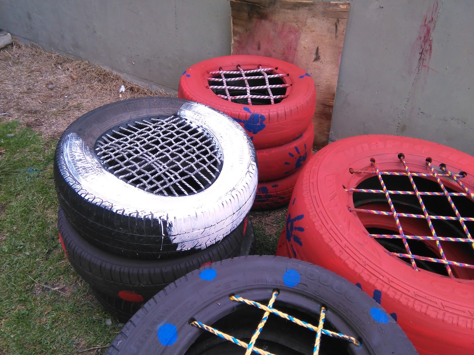 manualidades con llantas PIO X