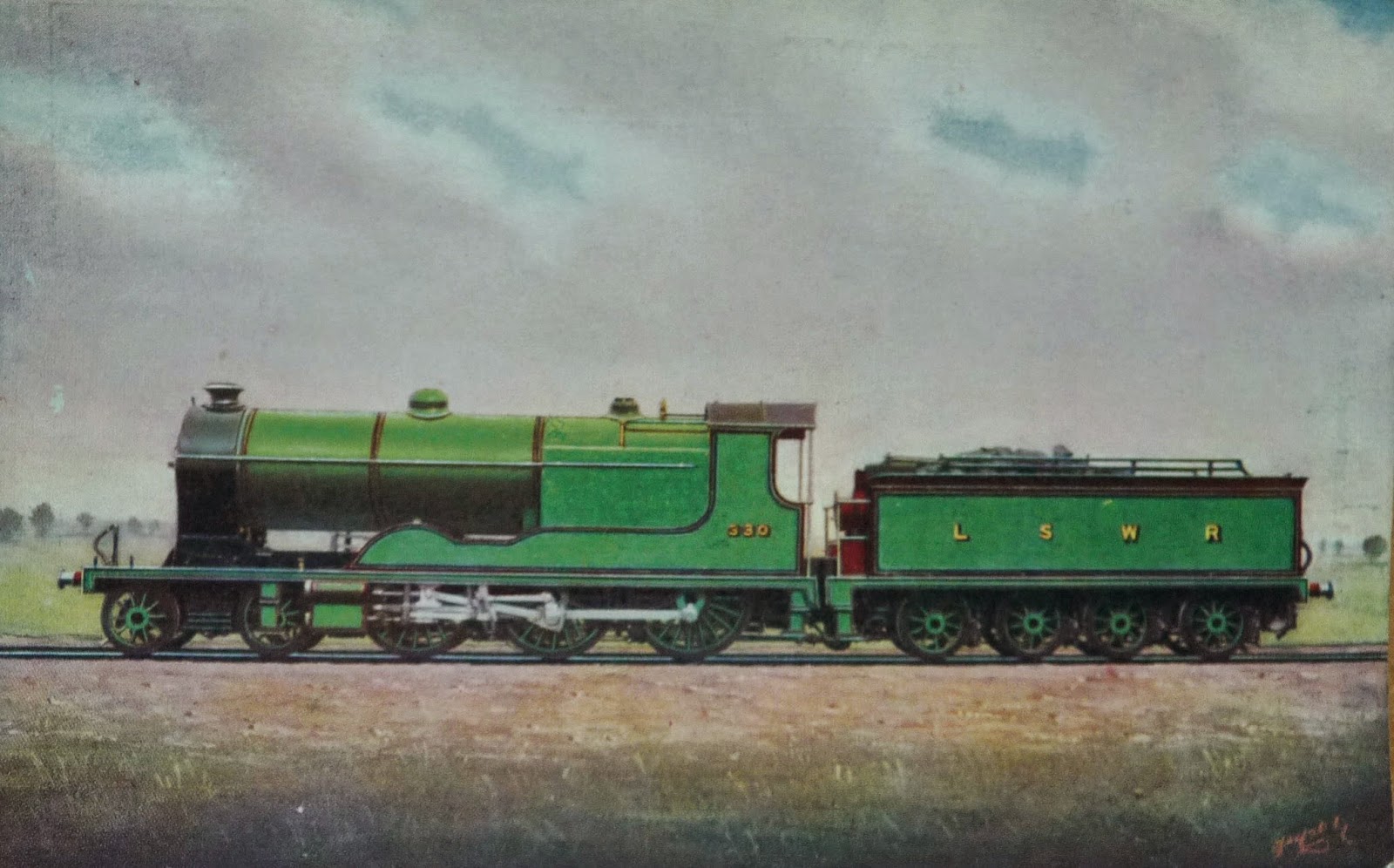 Steam Locomotives - 1920s: 261-5 In colour
