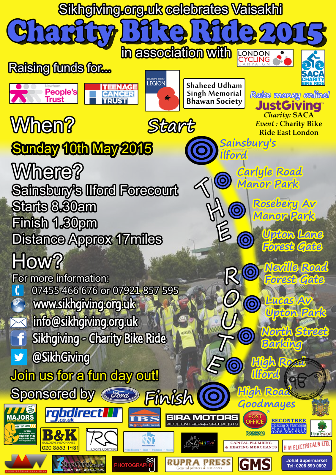 Charity Bike Ride - SikhGiving.org.uk
