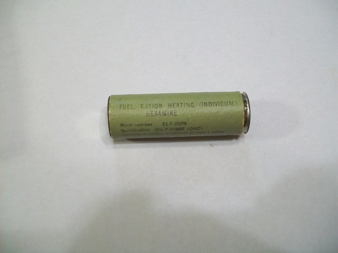 Webbingbabel: US Army WW 2 Hexamine C Ration Heating Tablets