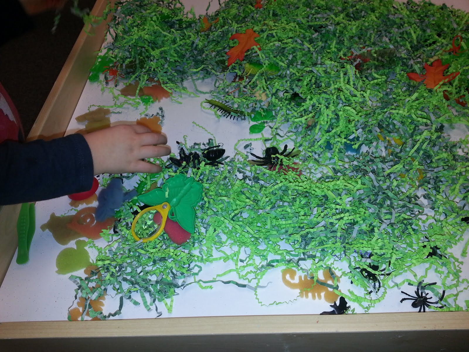 Open Ended Play with "Loose Parts" Bugs and Gardens