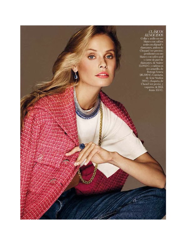 Inguna Butane Magazine Photoshoot For Vogue Joyas Spain Magazine ...