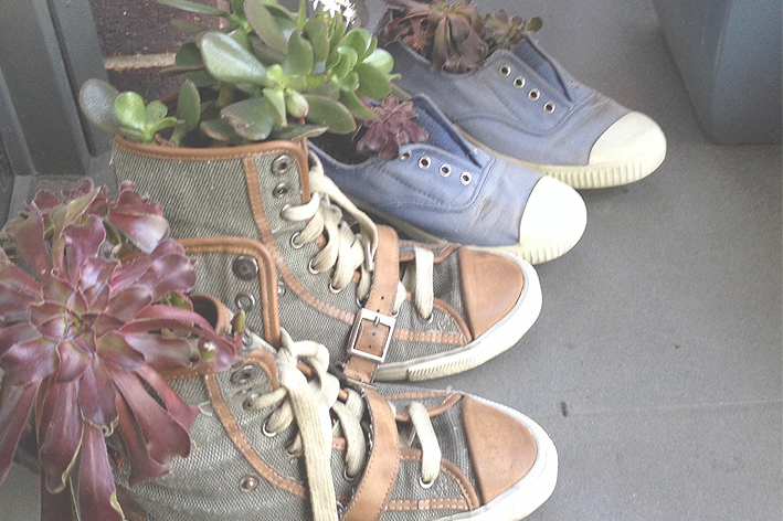 Upcycle shoes - Zero waste and sustainable living blog