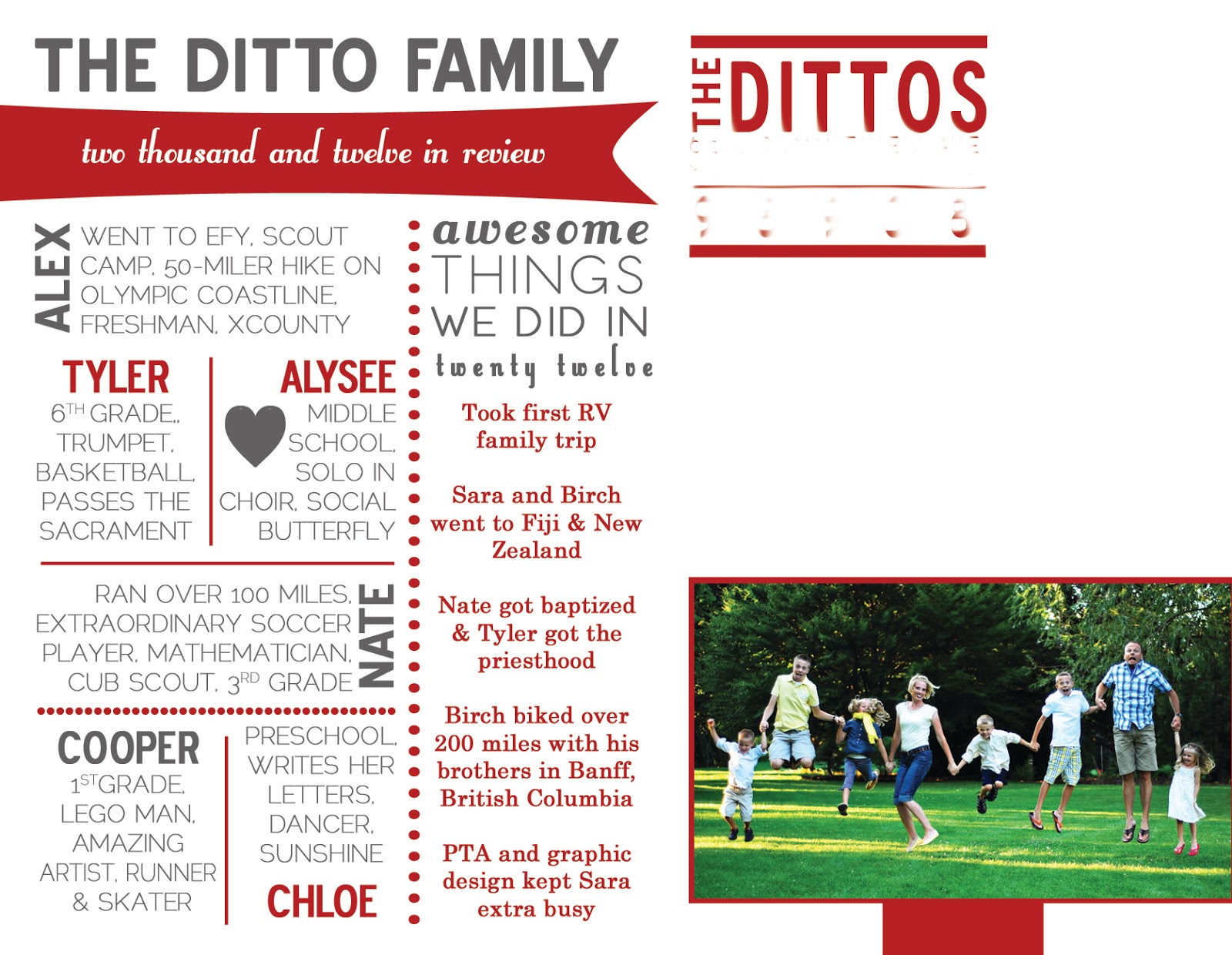 The Ditto Family: From our house to yours
