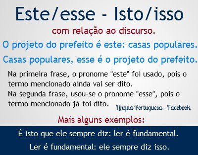 Somos Alunos 603: ESSE OU ESTE?