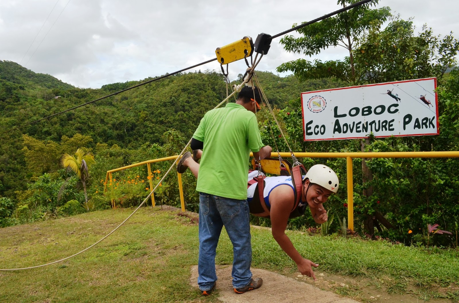 Bohol Zipline : Loboc Eco Adventure Park