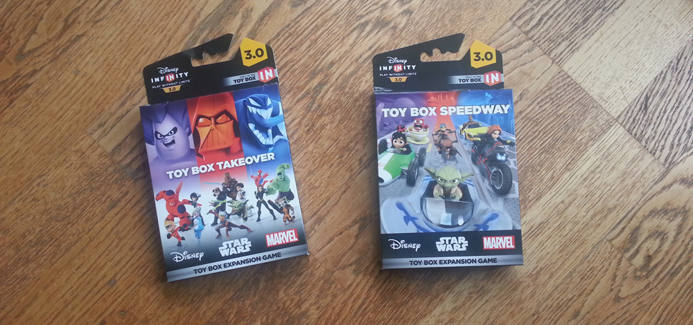 Test et avis Disney Infinity : Toy Box TakeOver et Toy Box Speedway.