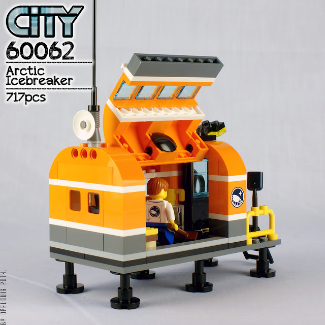 Opelouis's Toys Collection: LEGO City 60062 Arctic Icebreaker.